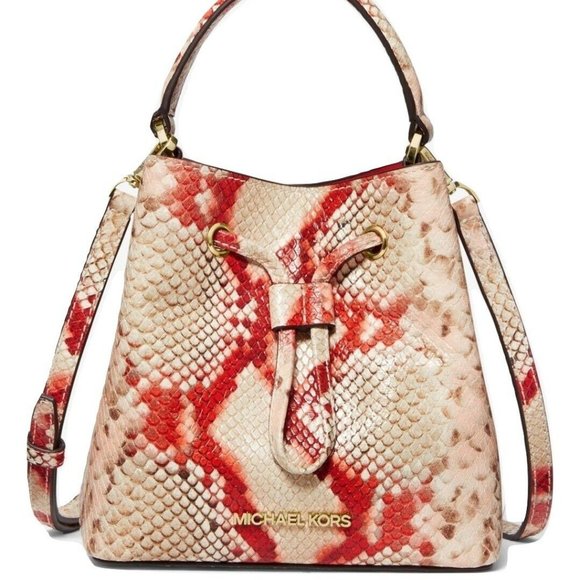 MICHAEL Michael Kors | Bags | Michael Kors Suri Python Embossed ...
